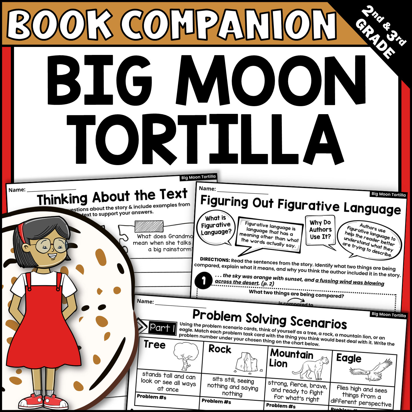 Big Moon Tortilla Interactive Read-aloud Activities and Book Companion ...