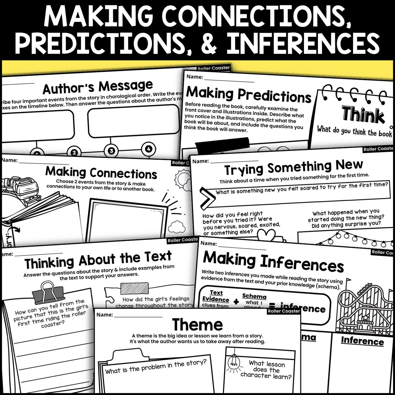 Roller Coaster, by Maria Frazee Interactive Read-aloud Activities and ...