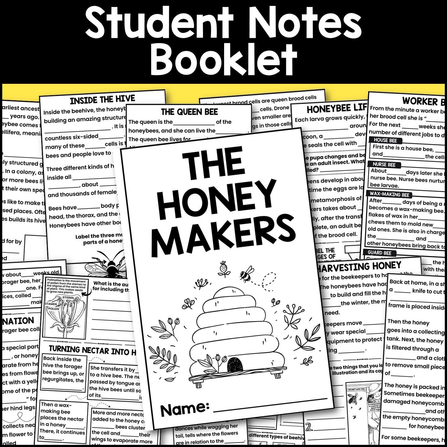 The Honey Makers by Gail Gibbons Interactive Read-aloud Activities and ...