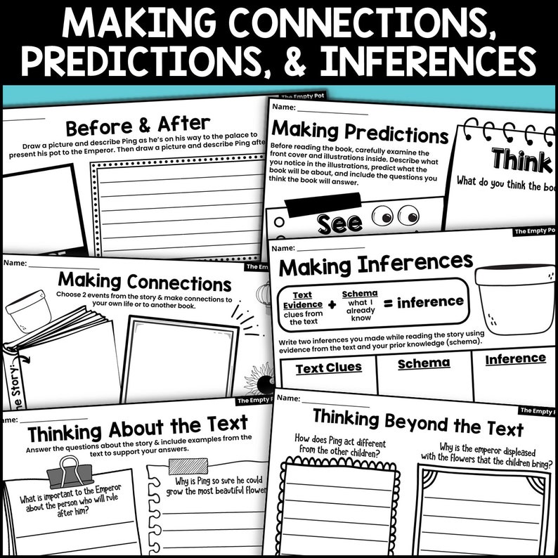 The Empty Pot Interactive Read-aloud Activities and Book Companion - Etsy