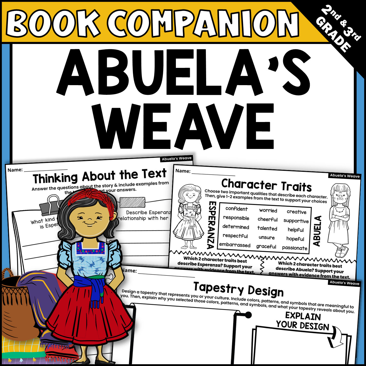 Abuela's Weave Interactive Read-aloud Activities and Book Companion - Etsy