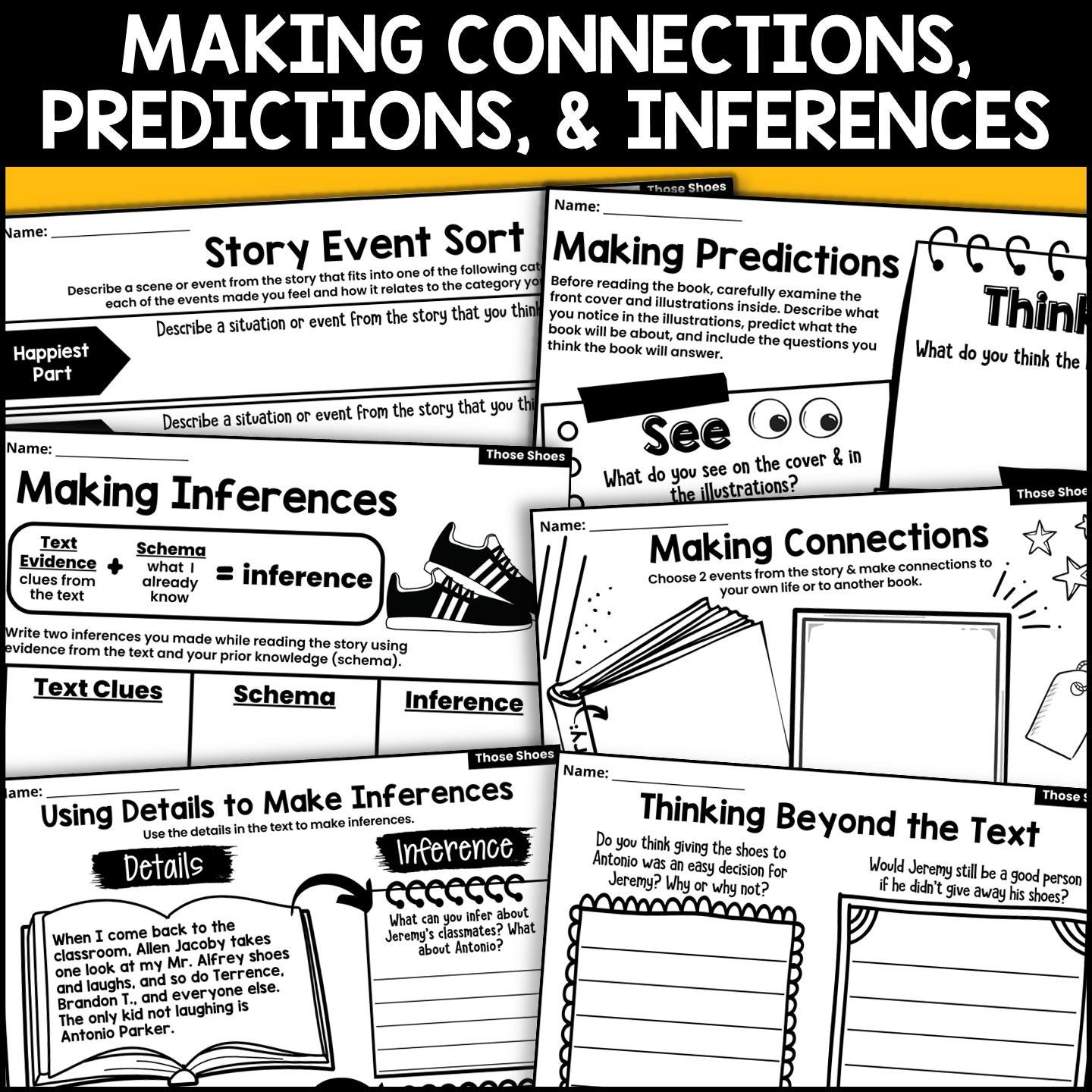 Those Shoes, by Maribeth Boelts Interactive Read-aloud Activities and ...