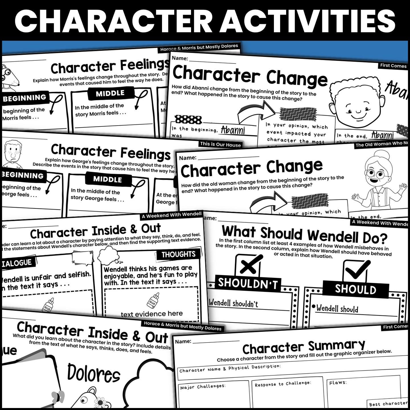 The Importance of Friendship Interactive Read Aloud Activities BUNDLE ...