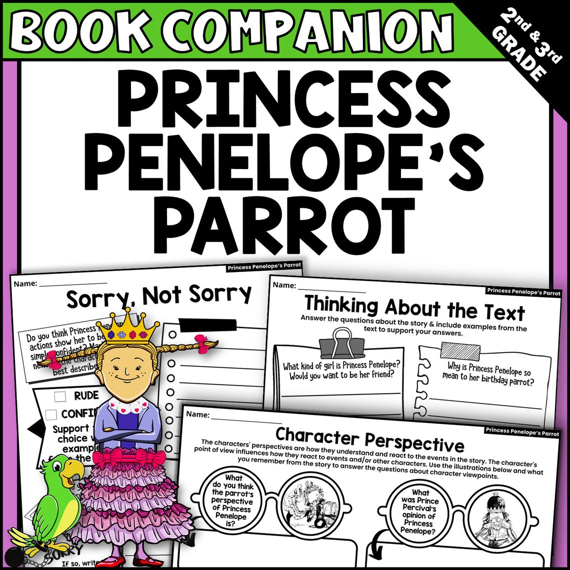 Princess Penelope's Parrot, by Helen Lester Interactive Read-aloud ...