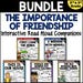 The Importance of Friendship Interactive Read Aloud Activities BUNDLE ...