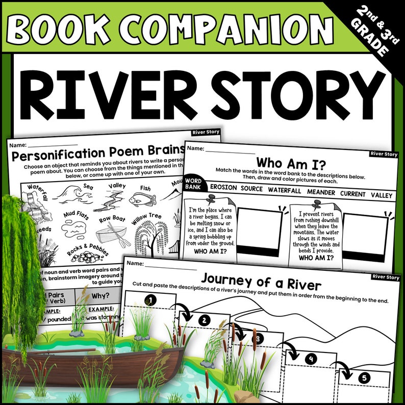 River Story Interactive Read-aloud and Book Companion Activities - Etsy