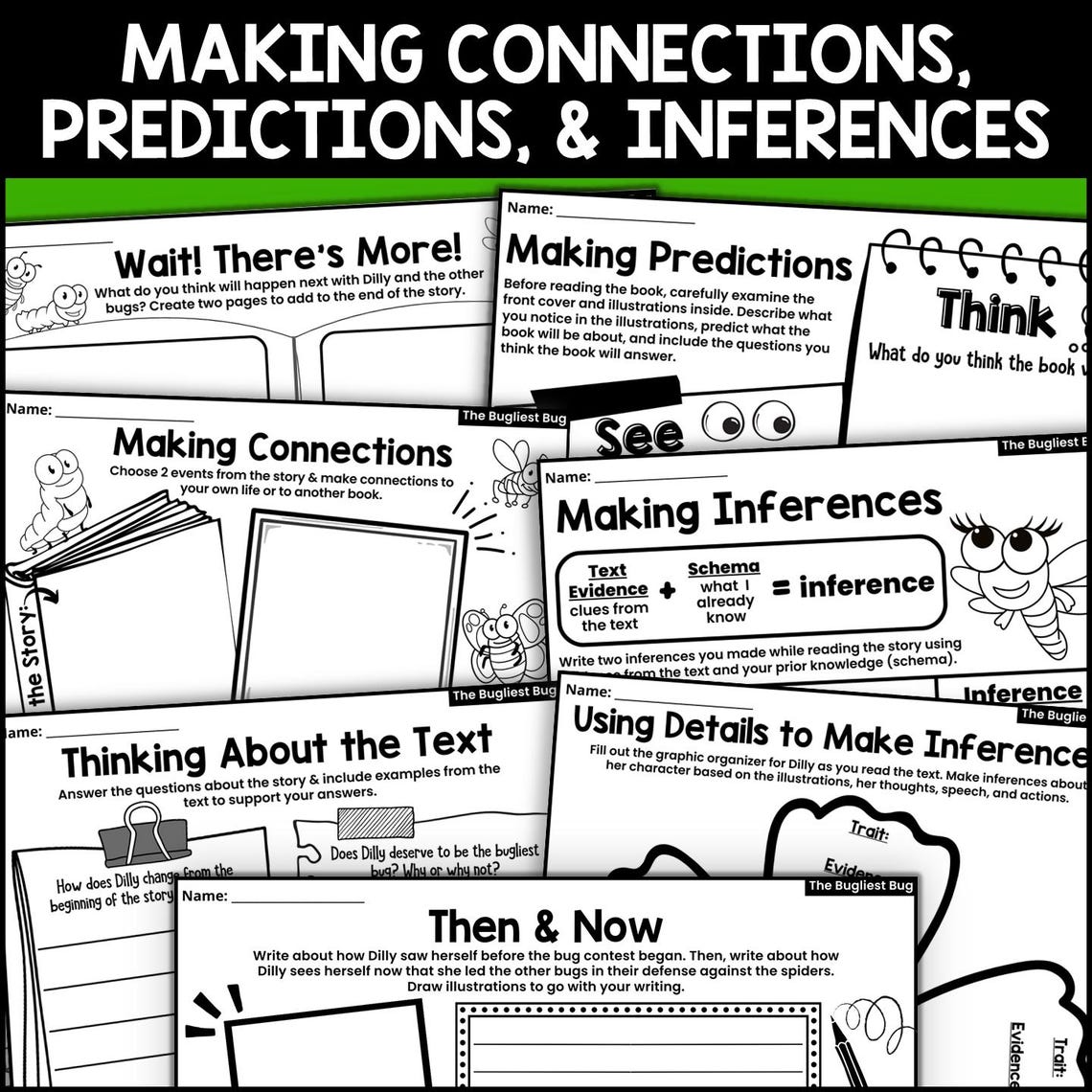 The Bugliest Bug Interactive Read-aloud Activities and Book Companion ...