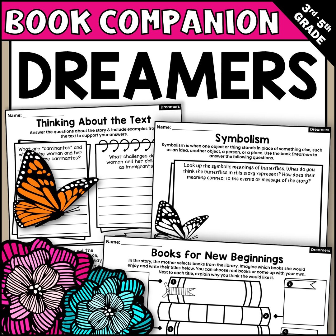 Dreamers by Yuyi Morales Read-aloud Activities and Book Companion - Etsy