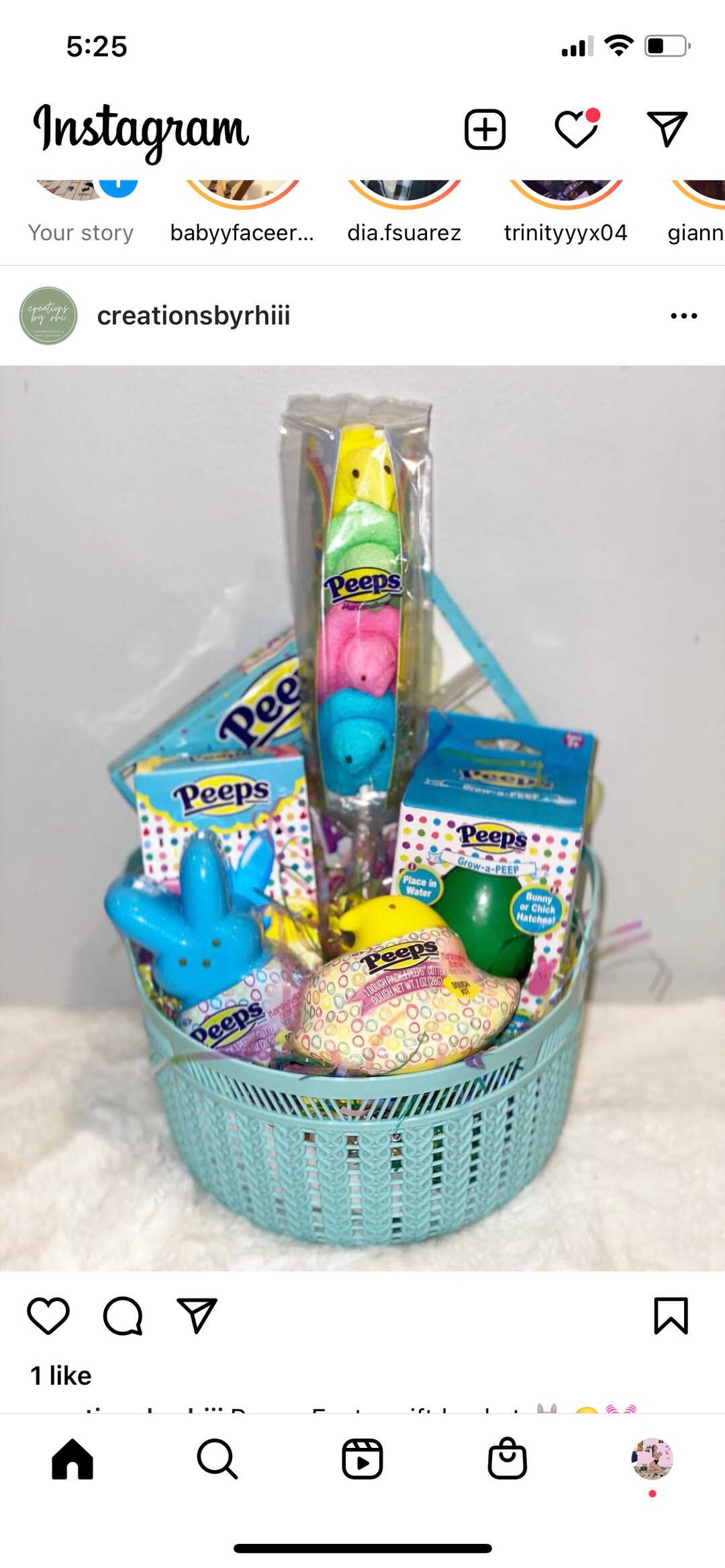 Peeps Themed Easter Gift Basket - Etsy