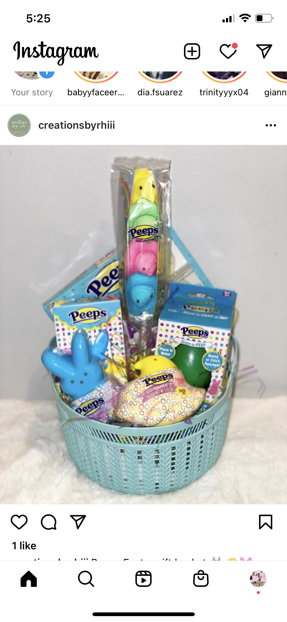 Peeps Themed Easter Gift Basket - Etsy