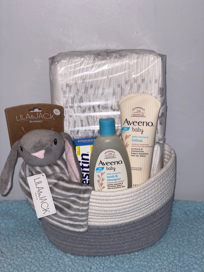 Newborn Gift Basket ,baby Shower Gift Basket , Baby Easter Basket ...