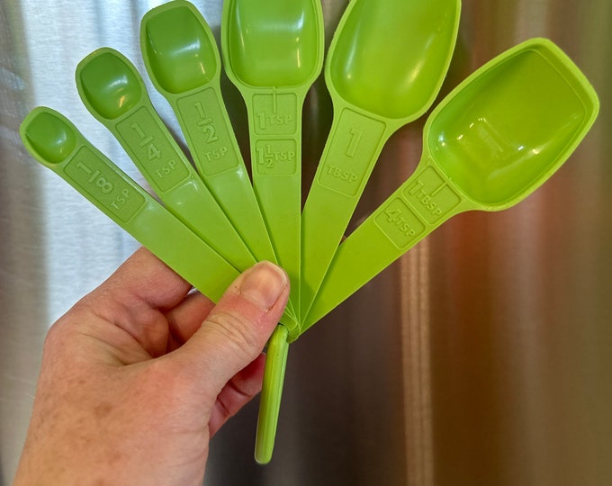 Tupperware Measuring Spoon Set - Etsy