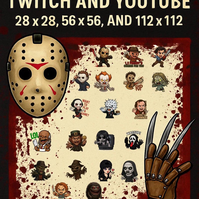 Halloween Emotes for Twitch - Etsy