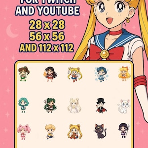 20 Sailor Moon Emotes - Etsy