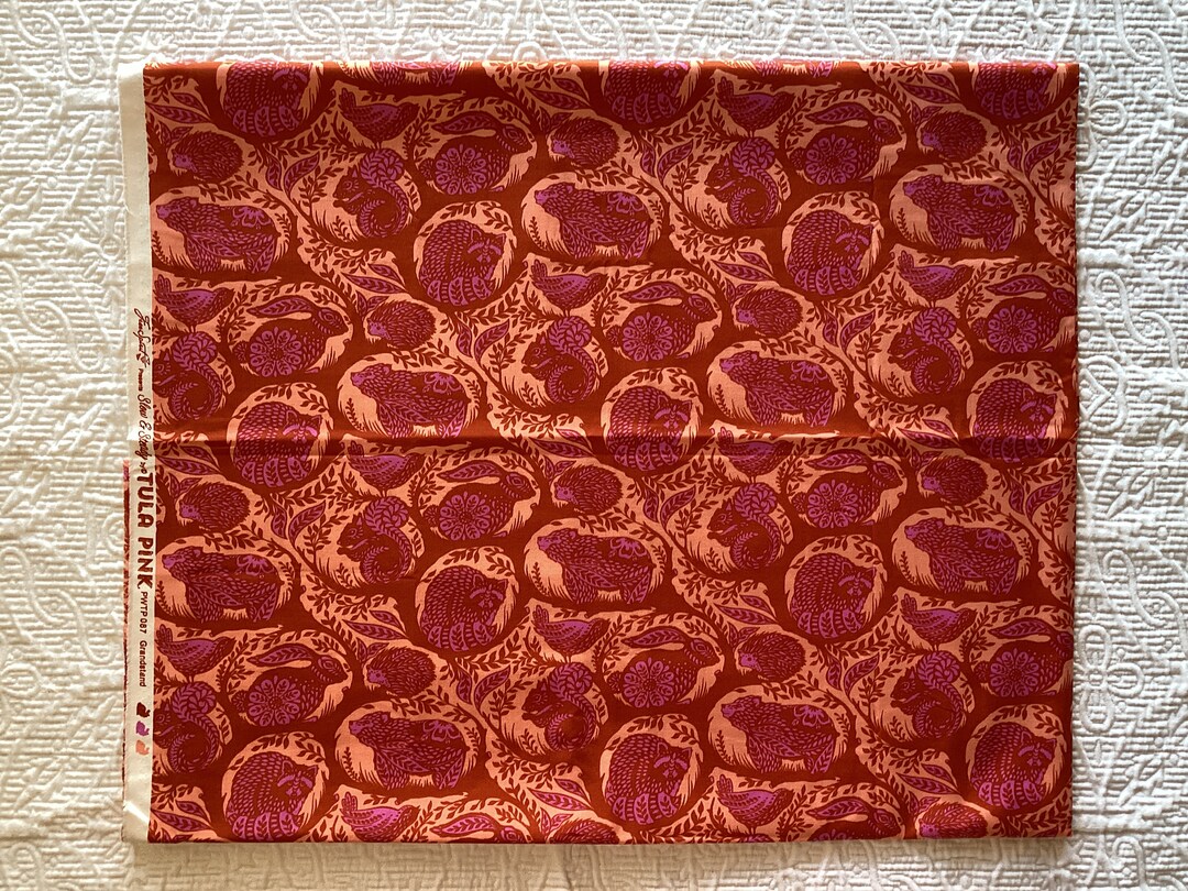 Tula Pink Slow & Steady Grandstand Orange Crush - Etsy