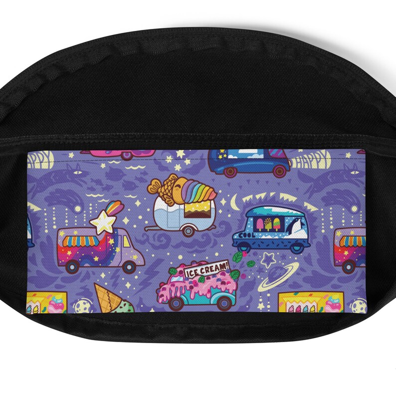 Ice Cream Truck Cartoon Fanny Pack - Etsy