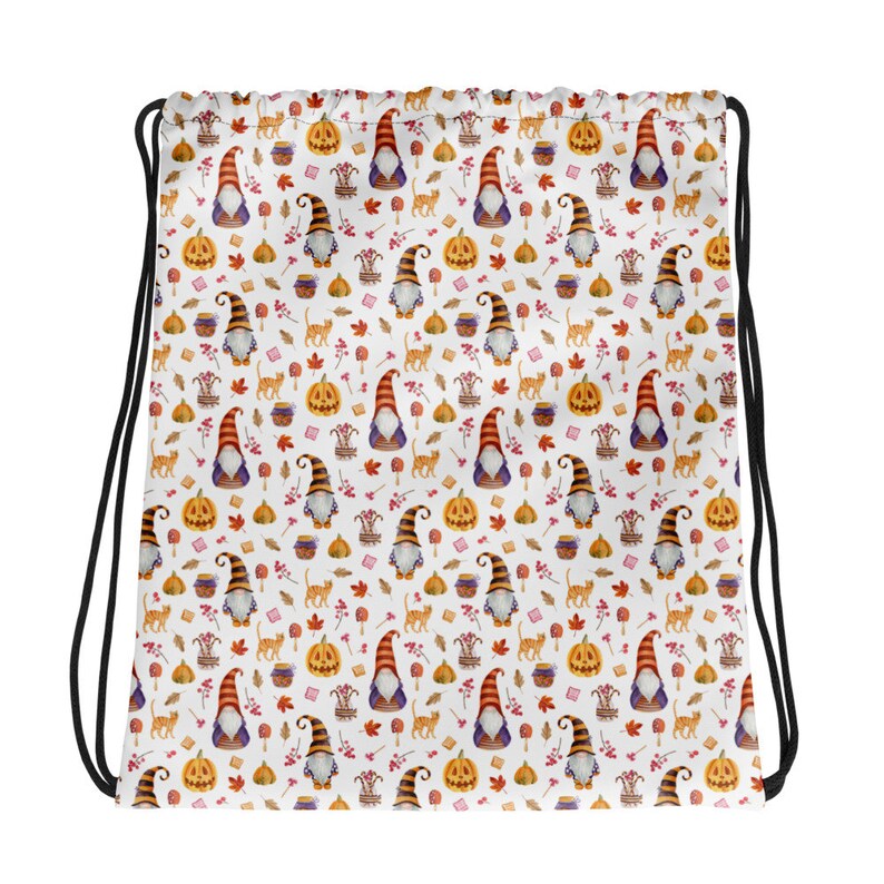 Halloween Gnomes Cute & Spooky Trick or Treat Drawstring - Etsy