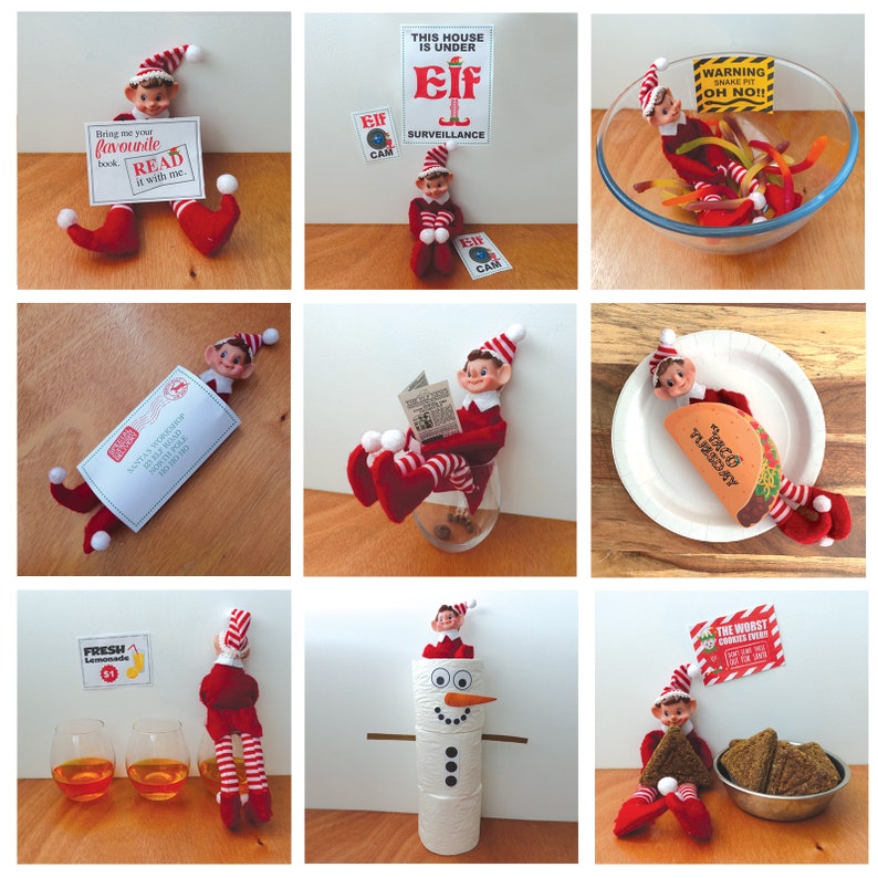 25 Christmas Elf Ideas DOWNLOAD & PRINT - Etsy