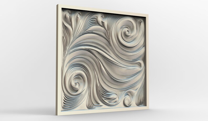 Abstract Wall Art 3d Model STL Format 3d Files 3d Models Cnc Files Bas ...