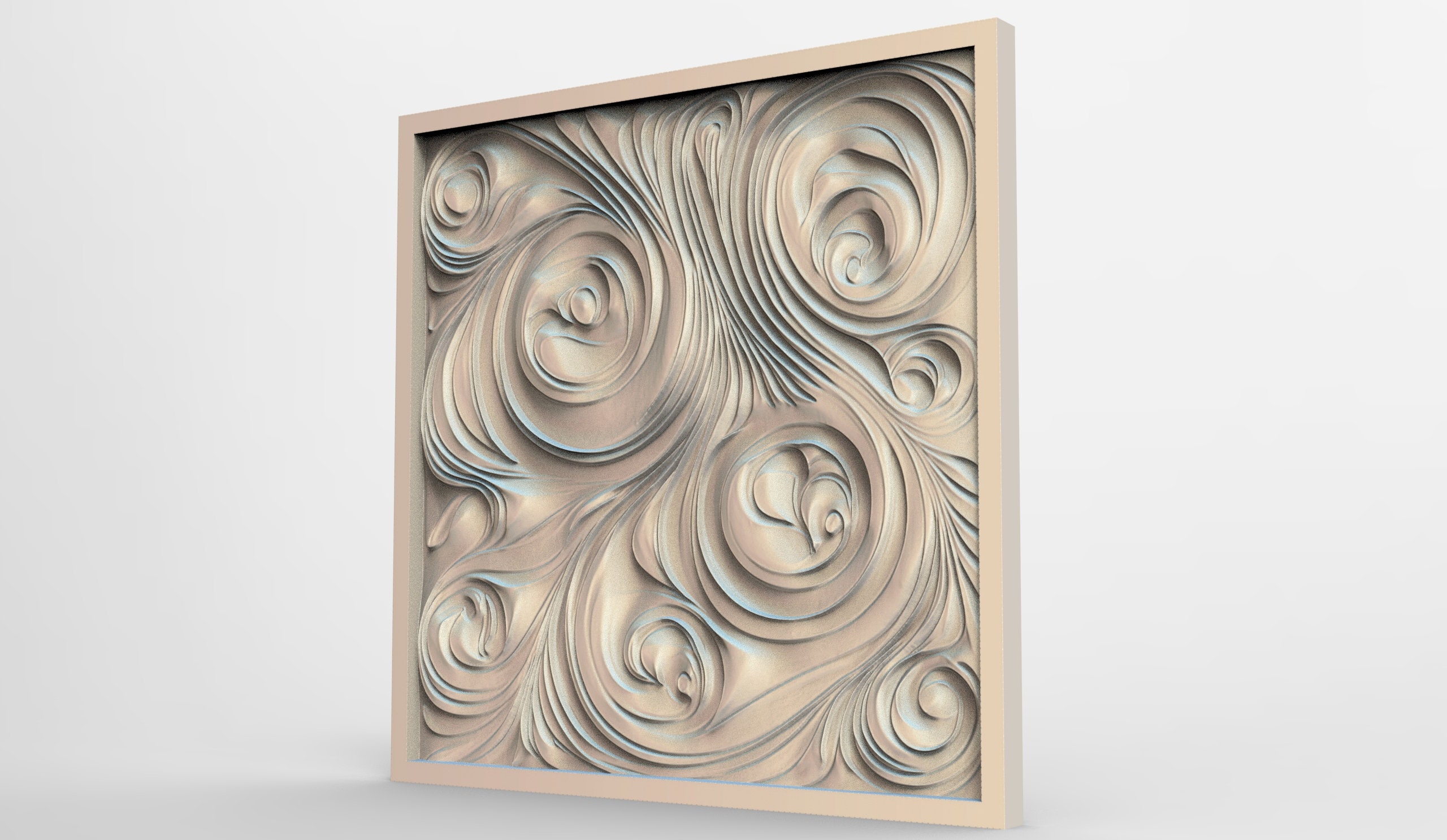 Abstract Wall Art 3d Model STL Format 3d Files 3d Models Cnc Files Bas ...