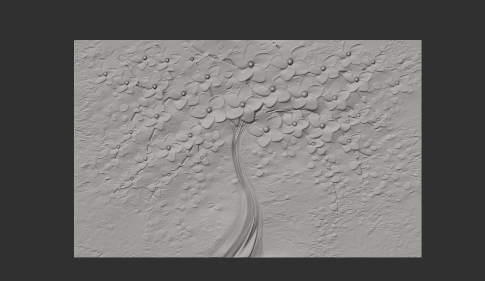 Cnc 3d Model Wall Art Cnc Stl File Cnc Router File 3d Stl File Cnc