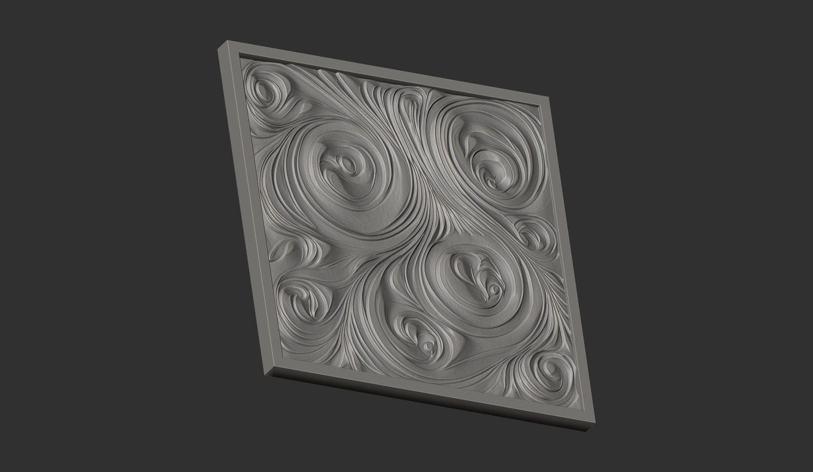 Abstract Wall Art 3d Model STL Format 3d Files 3d Models Cnc Files Bas ...
