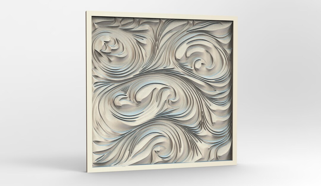 Abstract Wall Art 3d Model STL Format 3d Files 3d Models Cnc Files Bas ...