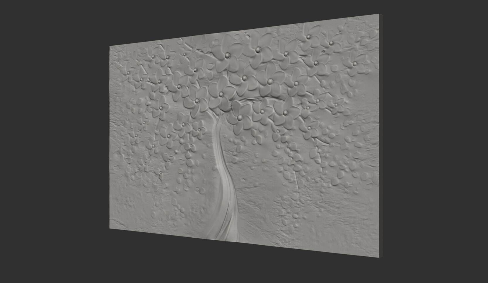 Cnc 3d Model Wall Art Cnc Stl File Cnc Router File 3d Stl File Cnc