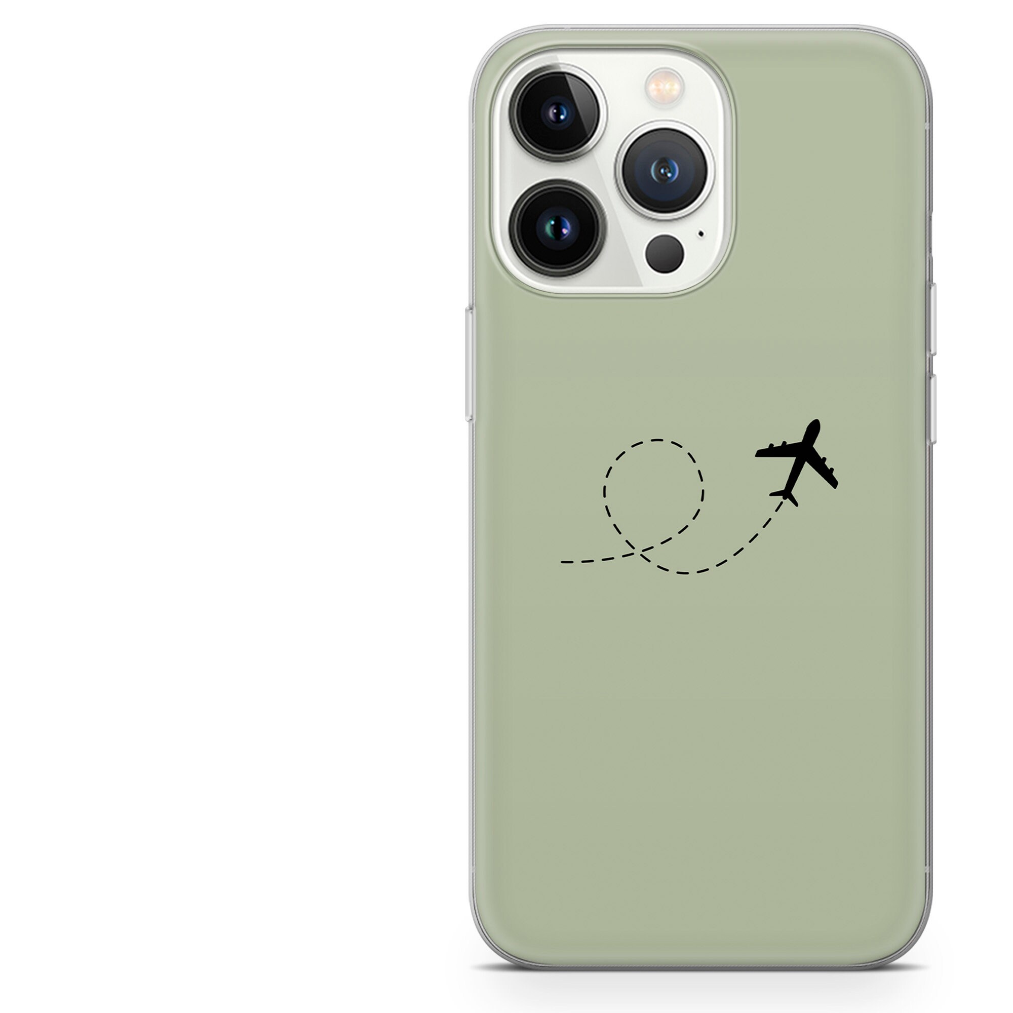 Airplane Travel Phone Case Vocation Cover Fit for iPhone 14 Pro, 13, 12 ...