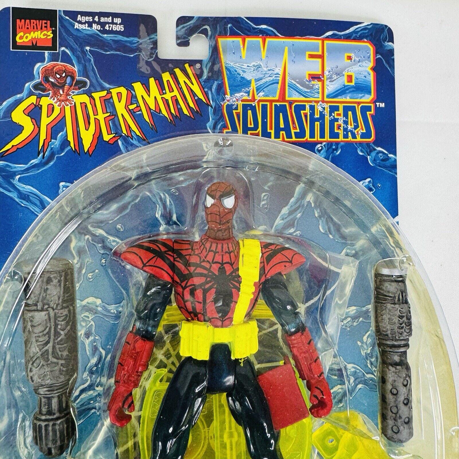 Toy Biz Spider-man Web Splashers Hydro-float Figure W/ Pump Inflatable ...