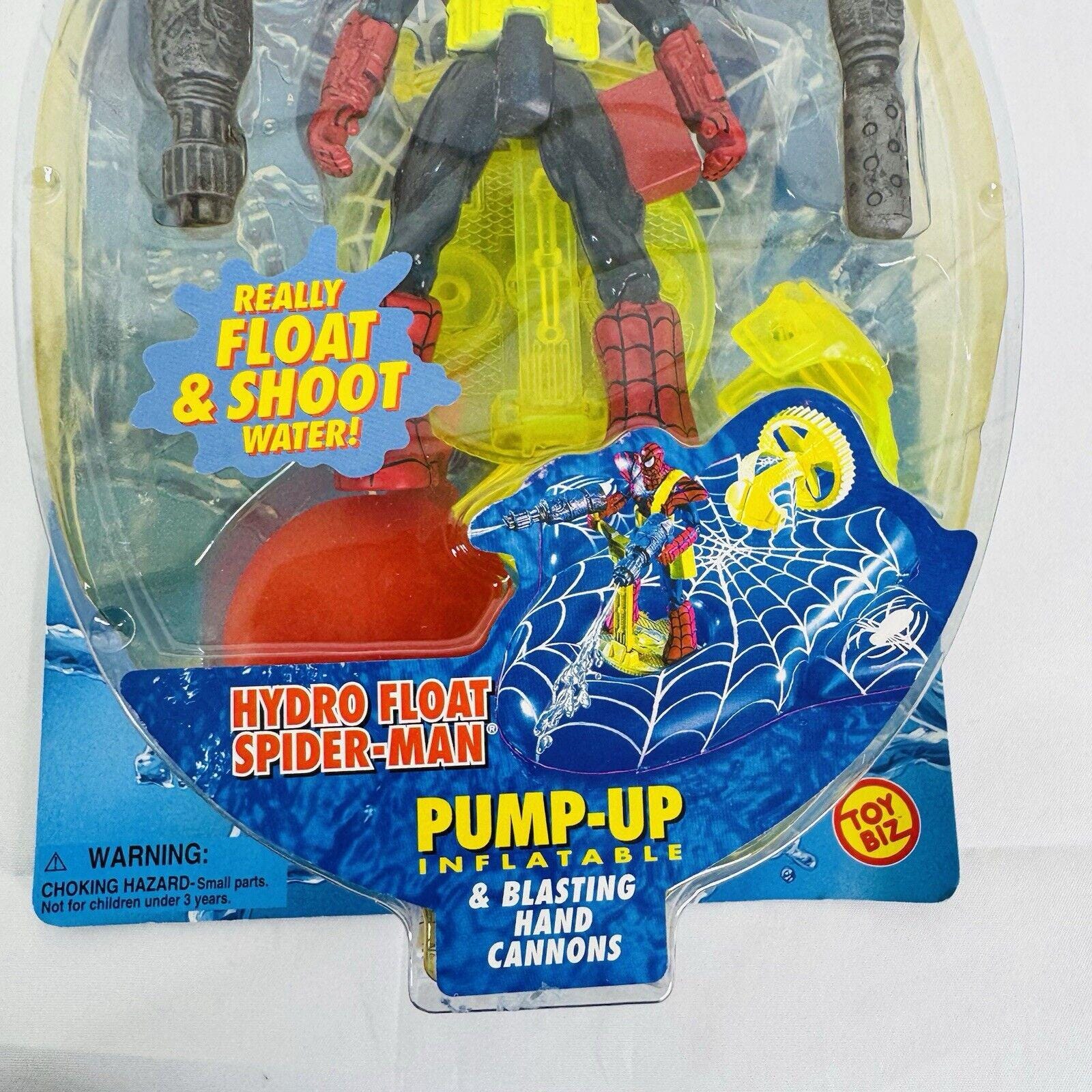 Toy Biz Spider-man Web Splashers Hydro-float Figure W/ Pump Inflatable ...