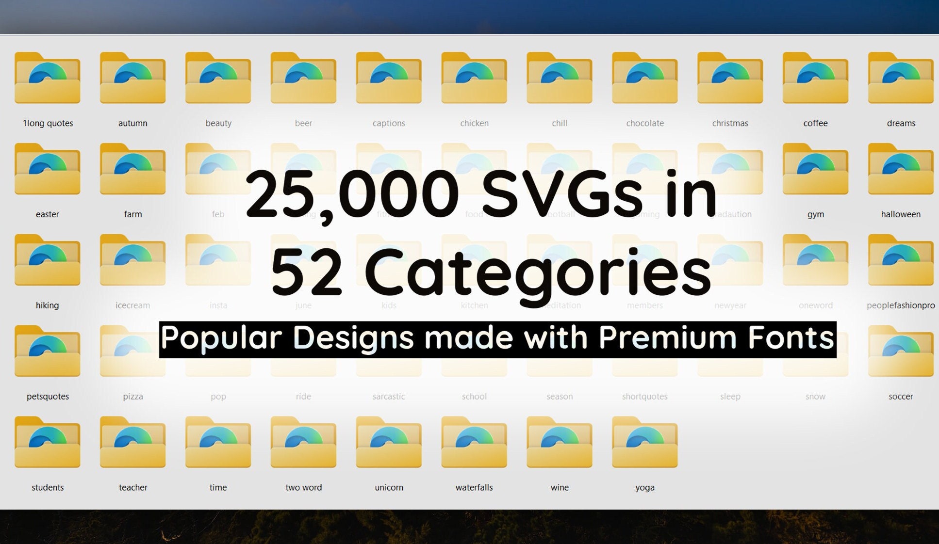 25,000 SVG Bundle - Ultimate Mega Bundle. SVG Designs for Cricut ...