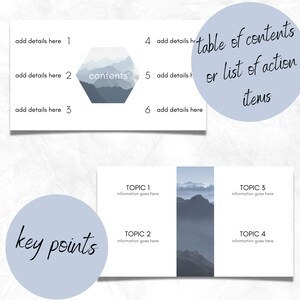 Modern Mountain Canva Presentation Template Slide Deck Customizable - Etsy