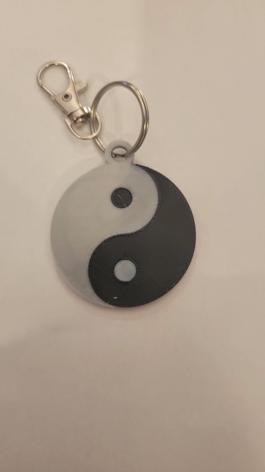 Yin Yang Keychain, 3D Printed PLA Bag Tag - Etsy