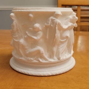 3D Printed Roman Style Plant Pot, Greek Decor, Minimalist Planter - Etsy