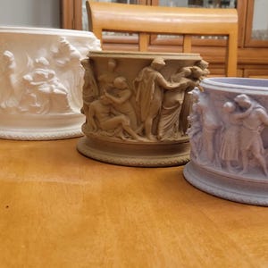 3D Printed Roman Style Plant Pot, Greek Decor, Minimalist Planter - Etsy