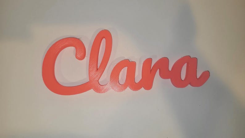 Custom 3D Printed Letters, Personalized Font Sign - Etsy