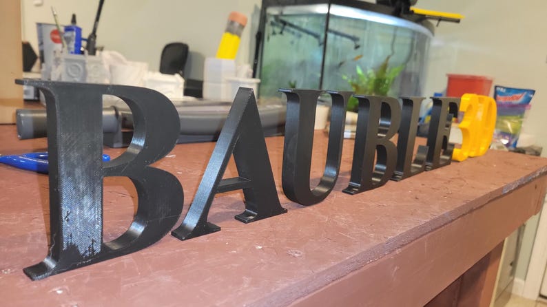 Custom 3D Printed Letters, Personalized Font Sign - Etsy