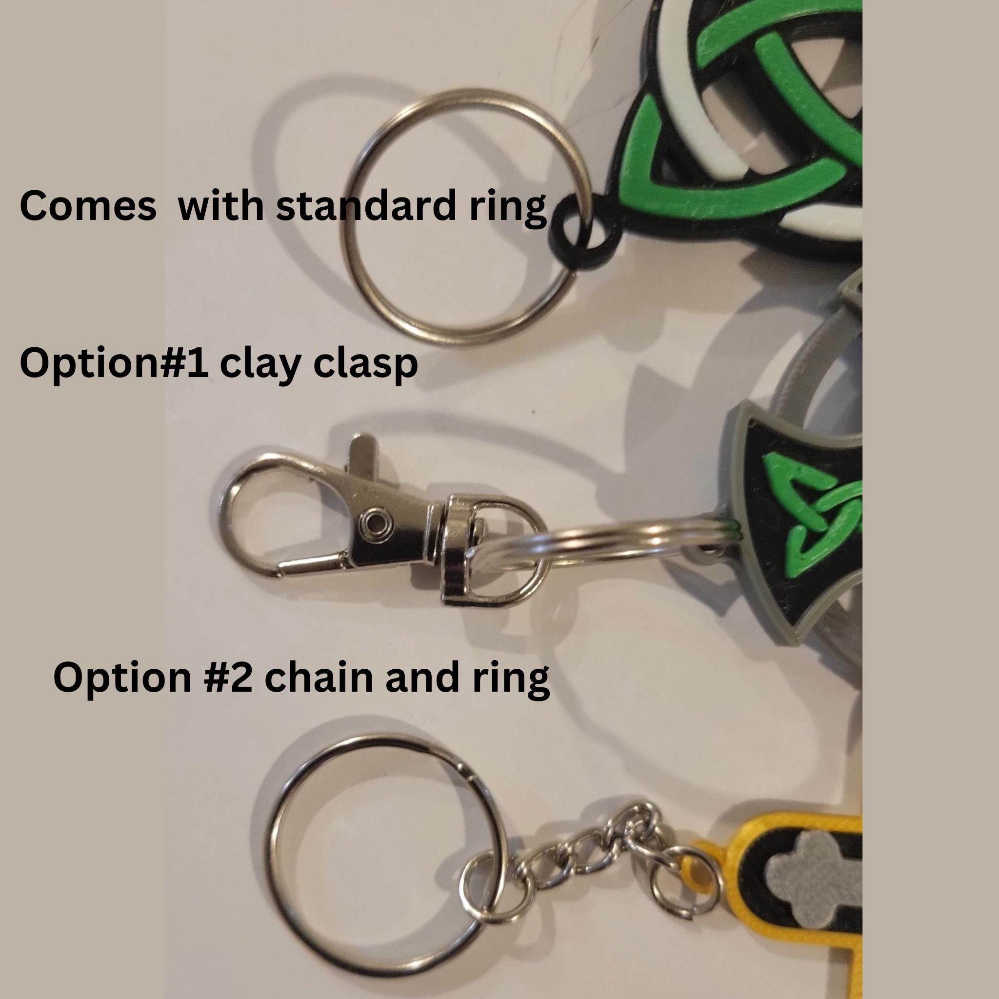 3D Printed Biohazard Symbol Keychain, PLA Bag Tag - Etsy