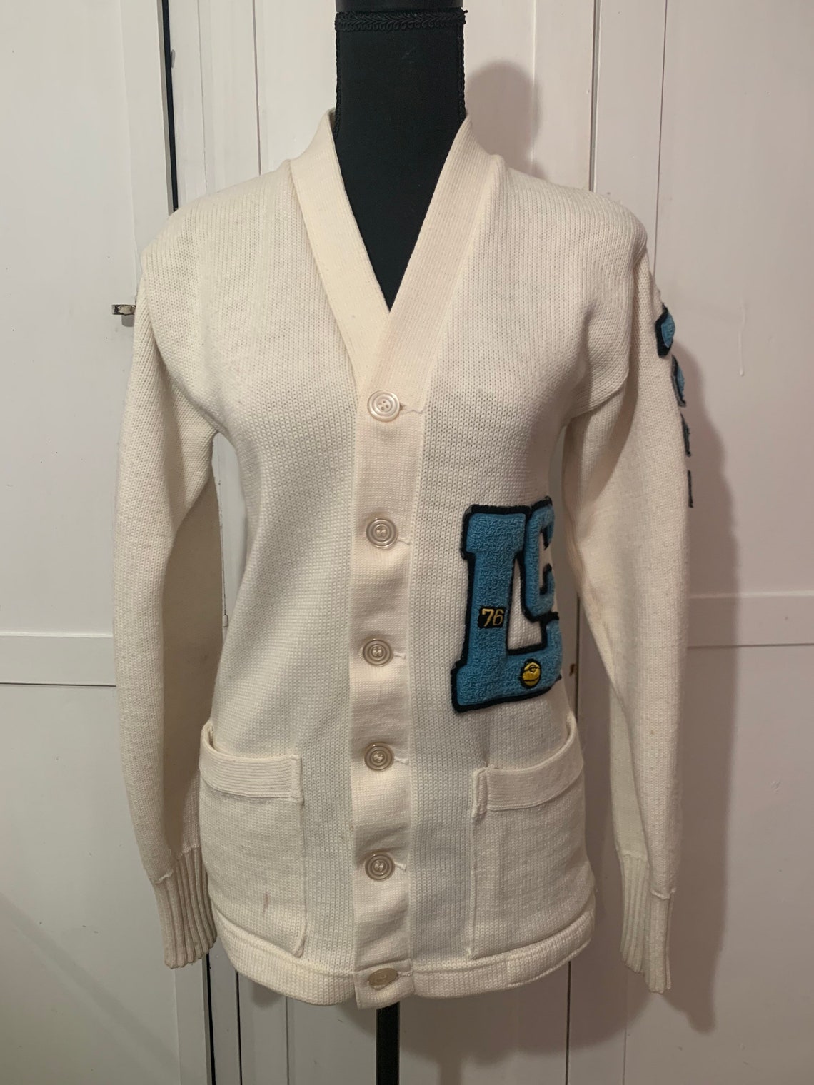 Vintage High School Sweater 1976 Retro Sweater Vintage Sweaters Retro ...