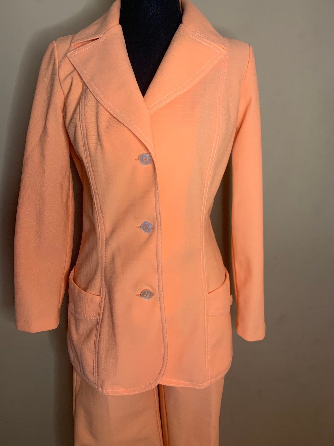 Koret of California Vintage Bell Bottom Flared Leg Pant Suit 1970s ...