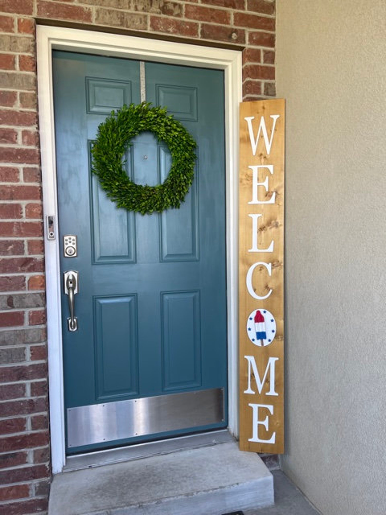 Interchangeable Welcome Sign | Welcome Porch Sign Interchangeable ...