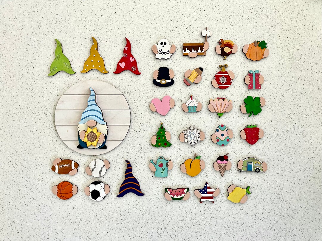 Interchangeable Gnome Bundle | Gnome Interchangeable | Holiday Gnome ...