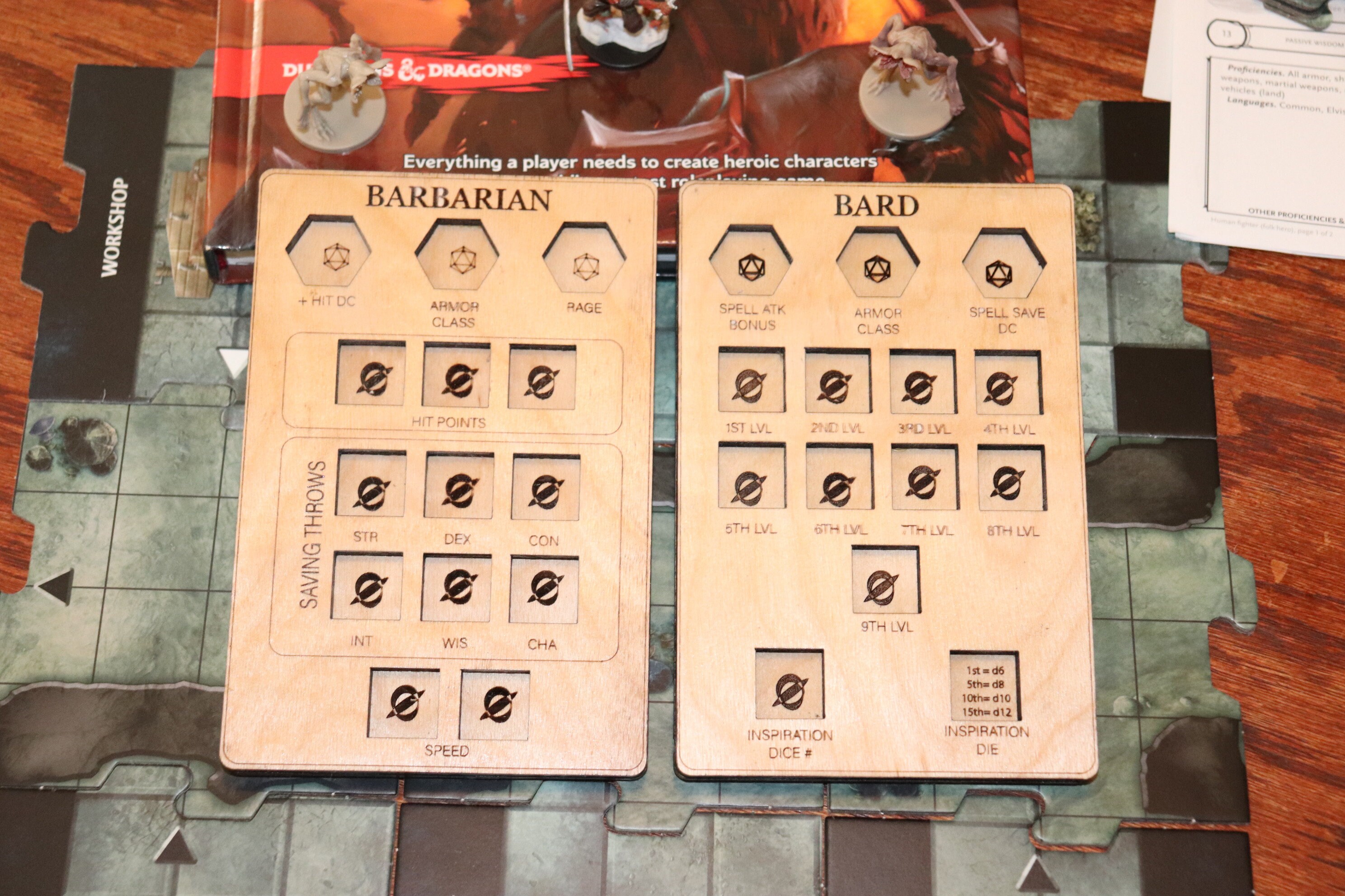 D&D Class Tracker Board - Etsy UK