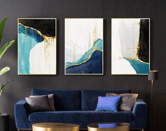 Three Color Painting | Etsy