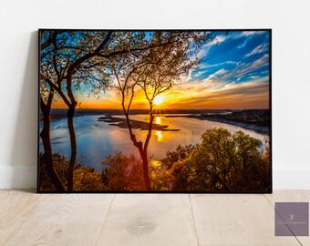 Canvas Wall Art Sunset - Etsy