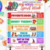Thanksgiving Spirit Week Template | Editable Canva Fall Theme Week ...