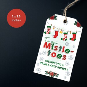 Editable/printable for Your Mistletoes Christmas Gift Tag, Christmas ...