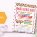 EDITABLE Mother's Day Flower Fundraiser Flyer, Printable Invite ...