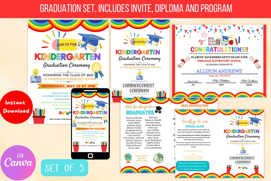 Graduation Set Future is so Bright, Evite, Invite Printable ...